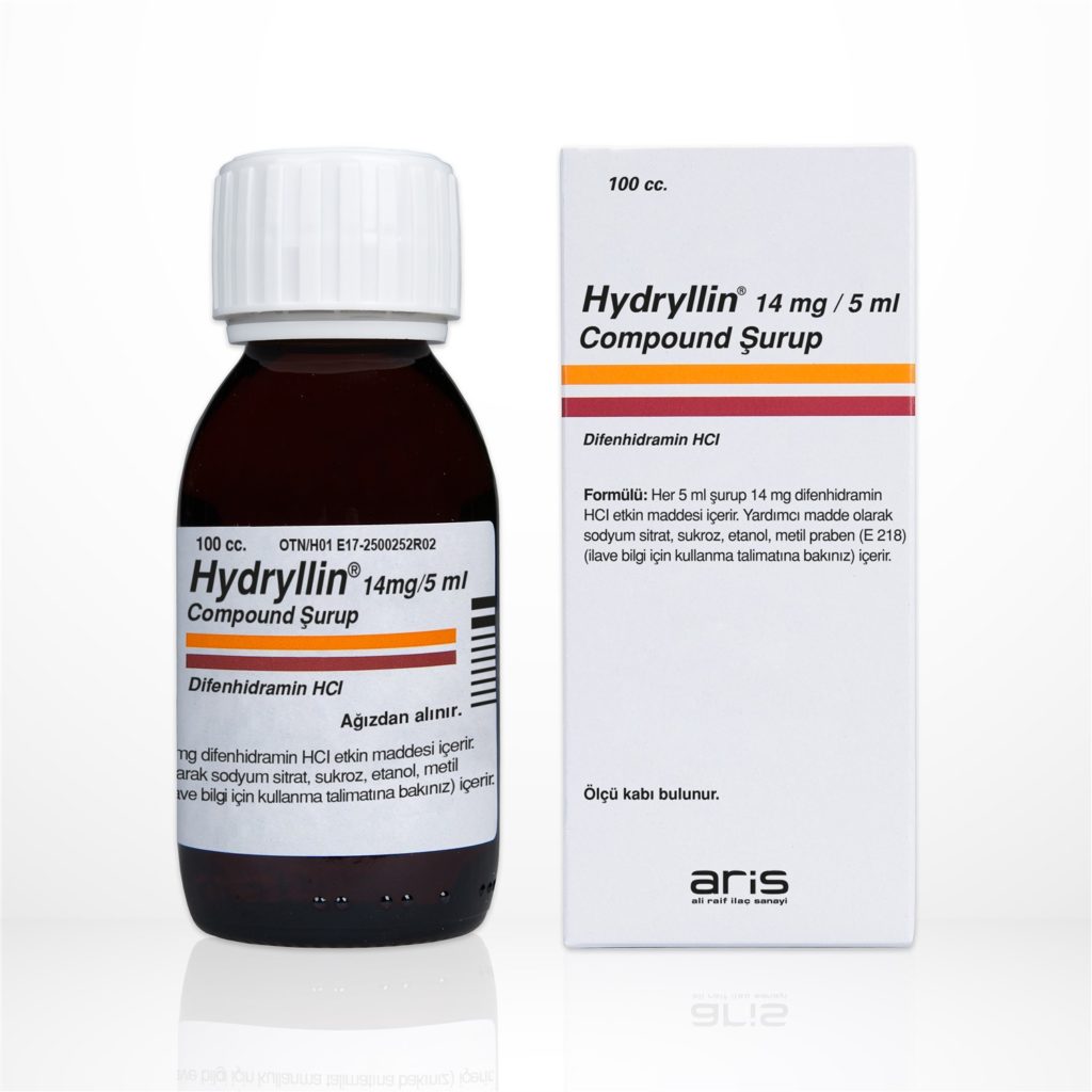 HYDRYLLIN 14 mg/5 ml Compound Şurup | Ali Raif Resmi Web Sitesi